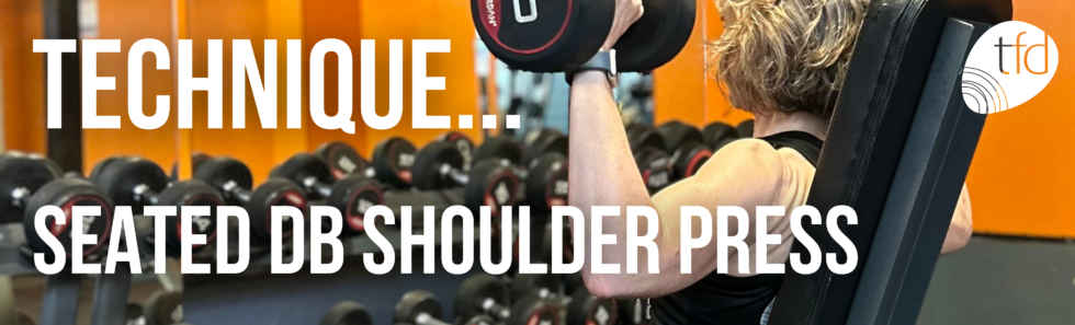 Seated Dumbbell Shoulder Press - tfd gym